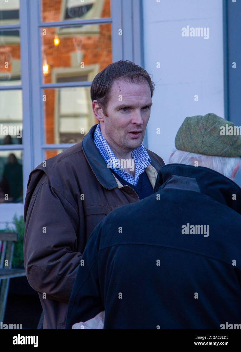 Dr Dan Poulter canvassing for his seat Central Suffolk and North ...