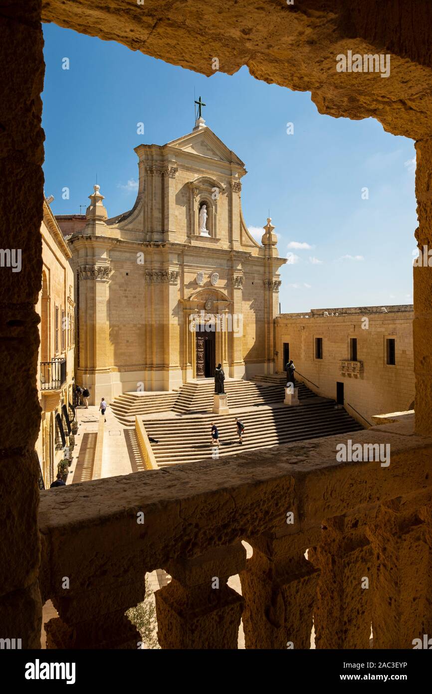 Cathedral of the Assumption, Victoria, Gozo, Malta Stock Photo - Alamy