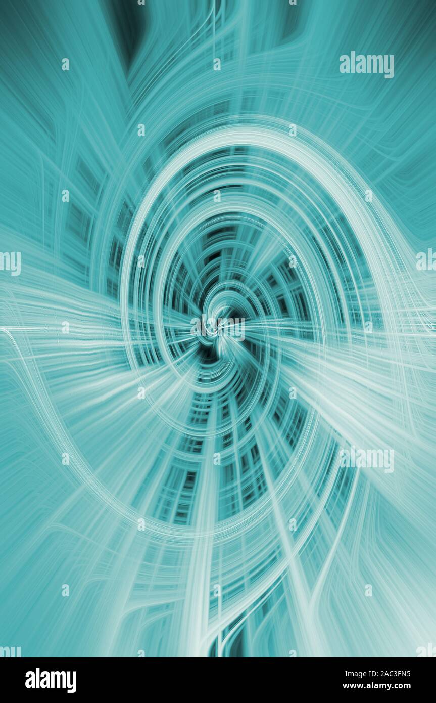 blue vortex abstract ,hi tech fiber, speed, concepts Stock Photo - Alamy