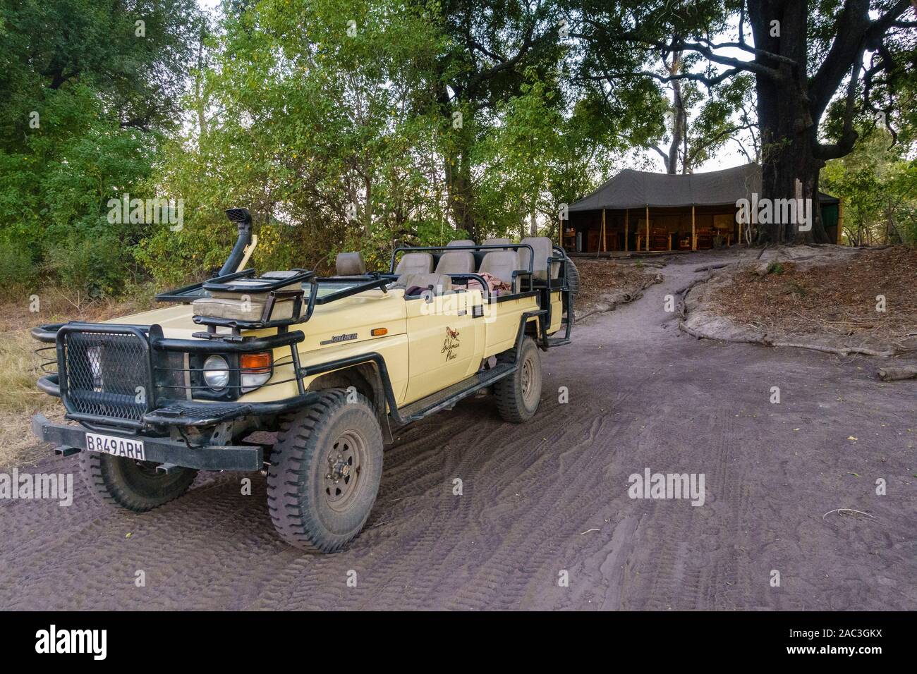 Bushman camp hi-res stock photography and images - Alamy