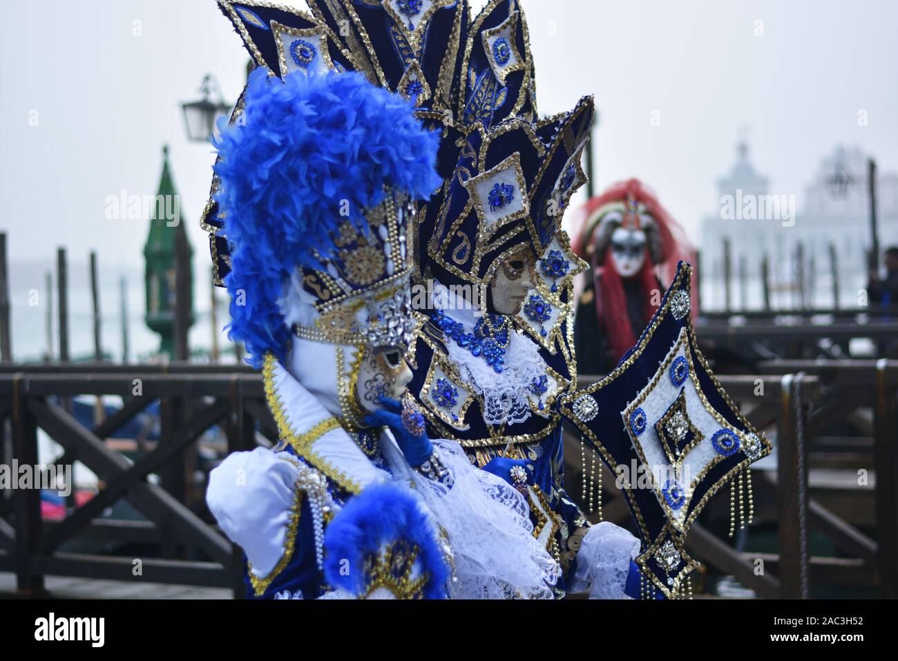 the beautiful and colorful carnival masks and costumes Stock Photo - Alamy
