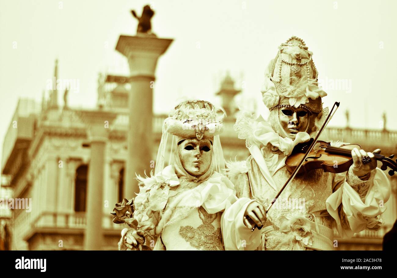 the beautiful and colorful carnival masks and costumes Stock Photo - Alamy