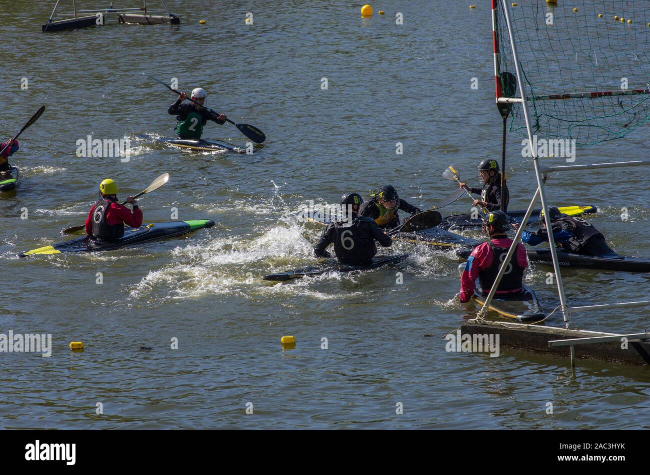 Kayak water polo match hi-res stock photography and images - Alamy