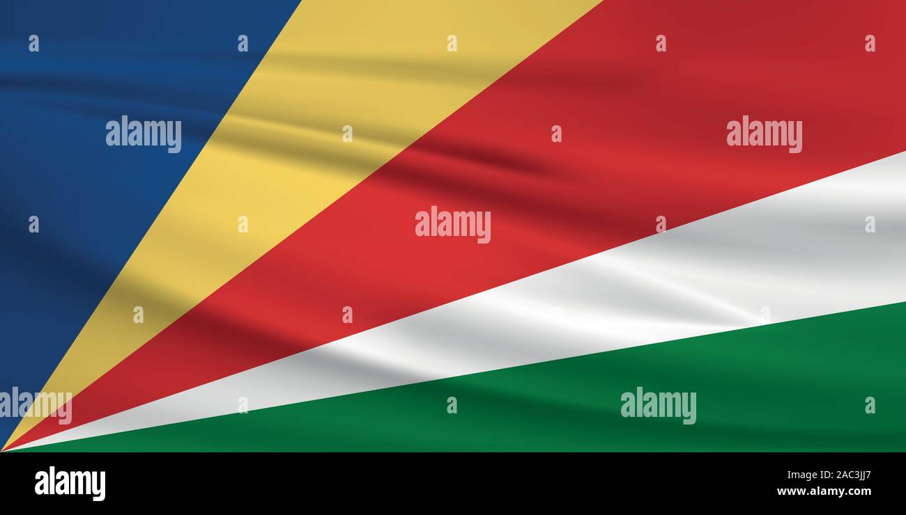 Seychelles flag official colors Stock Vector Images - Alamy
