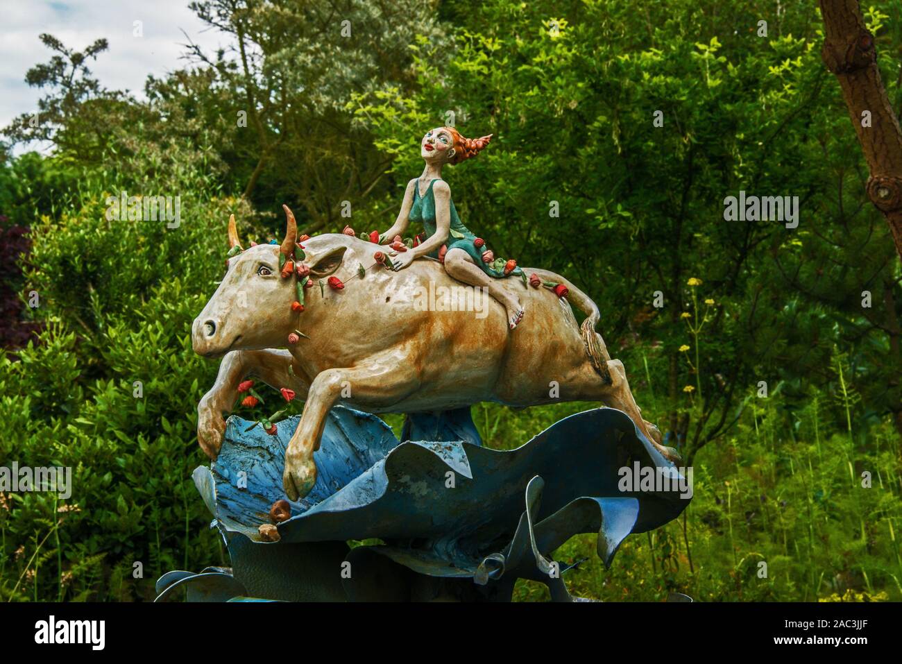 EUROPA & ZEUS . A sculpture by Marie Prett Stock Photo - Alamy