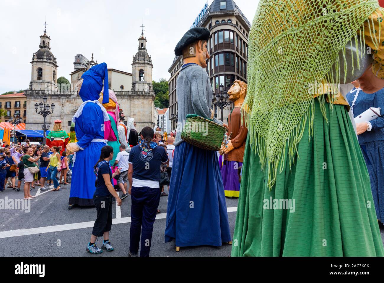 “Giants and Big-Heads”, Aste Nagusia (English: Great Week) the main ...