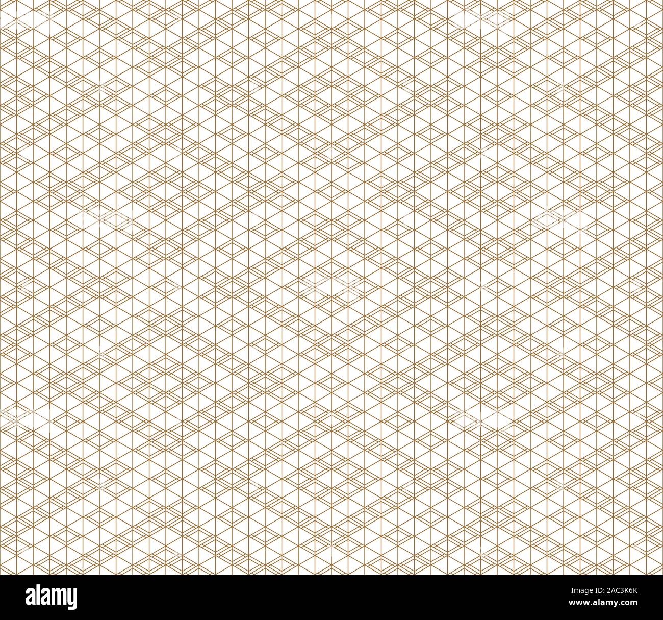 Seamless geometric pattern inspired by Japanese woodworking style ...