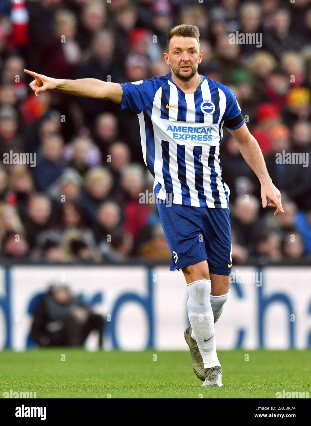 Brighton and Hove Albion's Dale Stephens during the Premier League ...