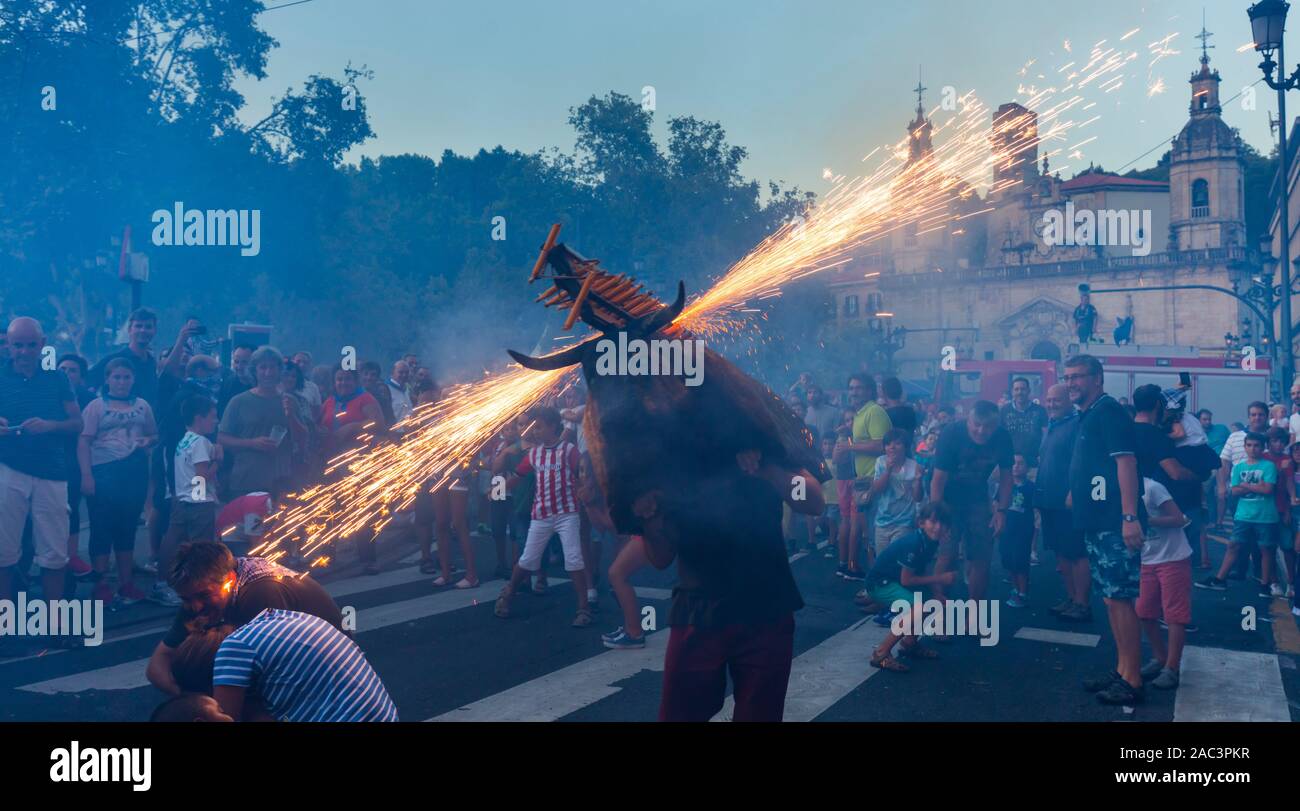 "Fire Bull", Aste Nagusia (English: Great Week) the main festival of ...