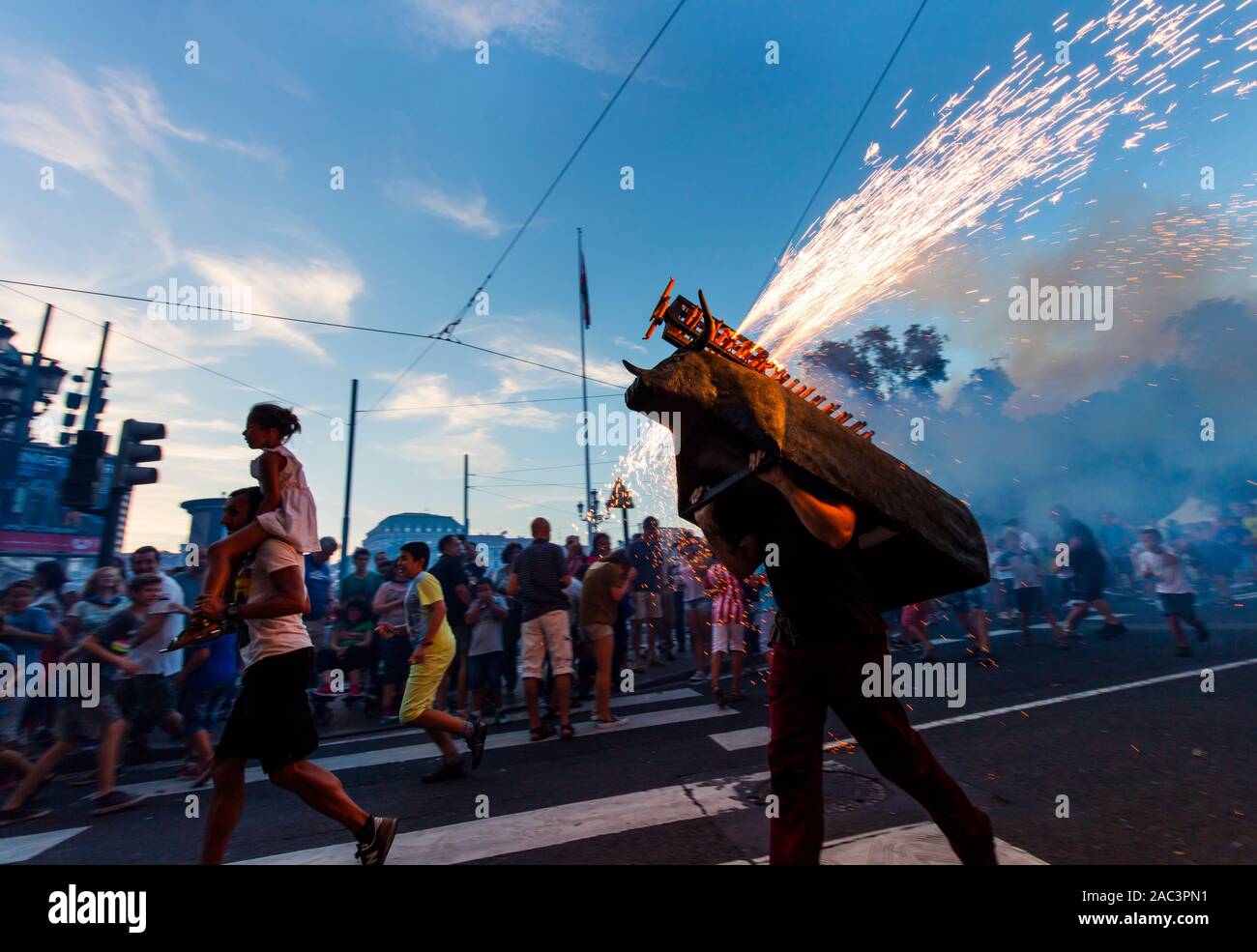 "Fire Bull", Aste Nagusia (English: Great Week) the main festival of ...