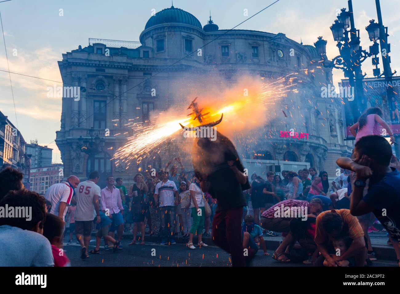 "Fire Bull", Aste Nagusia (English: Great Week) the main festival of ...