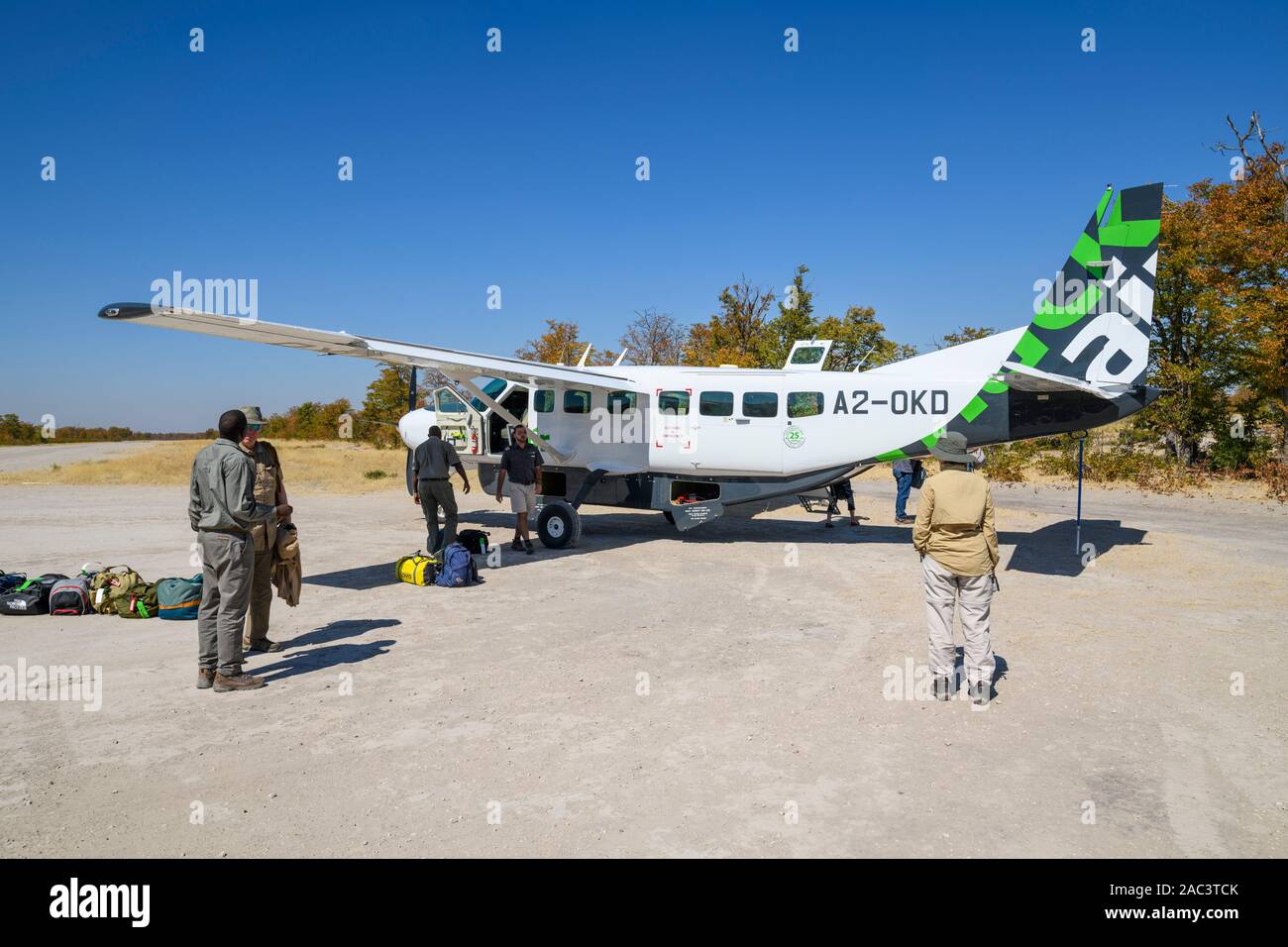Mack Air flights across the Okavango Delta, Botswana Stock Photo - Alamy