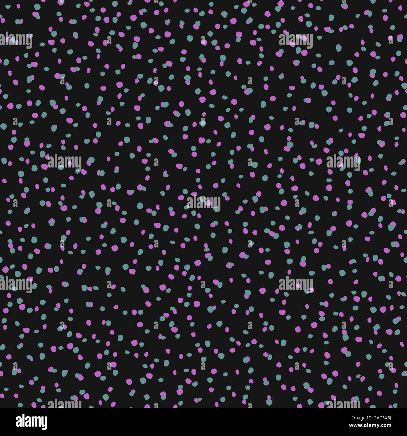Dotted grunge texture. Seamless pattern. Vector illustration Stock ...