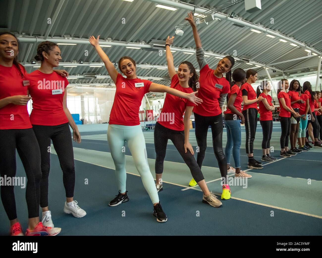 LONDON - ENGLAND NOV 28: Chelsea Farrell (Miss Ireland) competing in ...