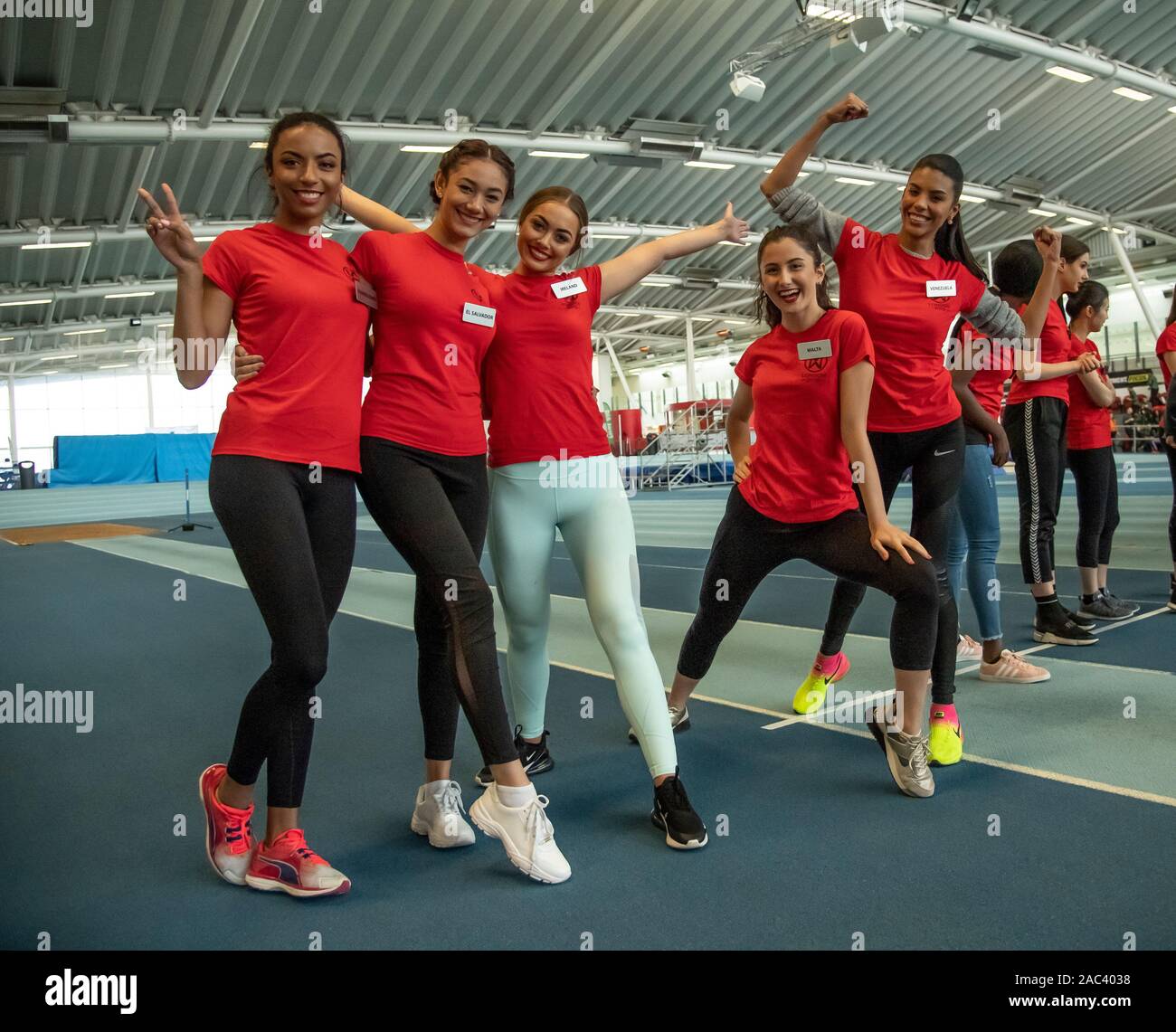 LONDON - ENGLAND NOV 28: Fatima Mangandi (El Salvador) competing in the ...