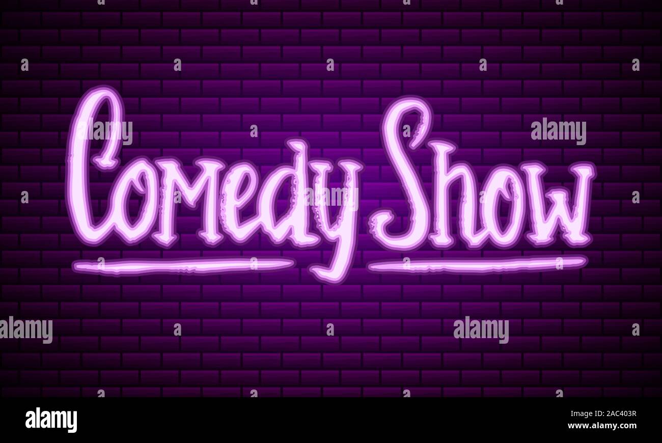 Lettering comedy show. Calligraphic text Stand Up. Engraved hand drawn ...