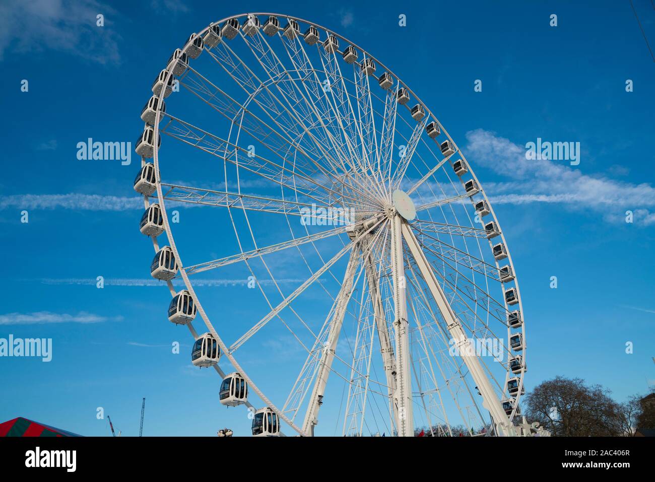Big Wheel Fairground Attraction Stock Photo - Alamy