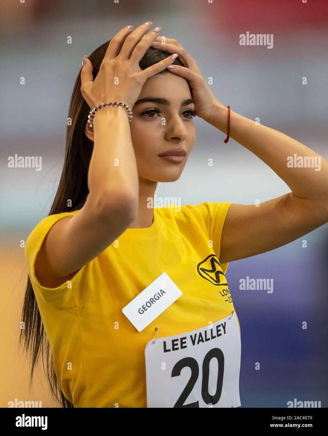 LONDON - ENGLAND NOV 28: Maria Wavinya (Miss Georgia) competing in the ...