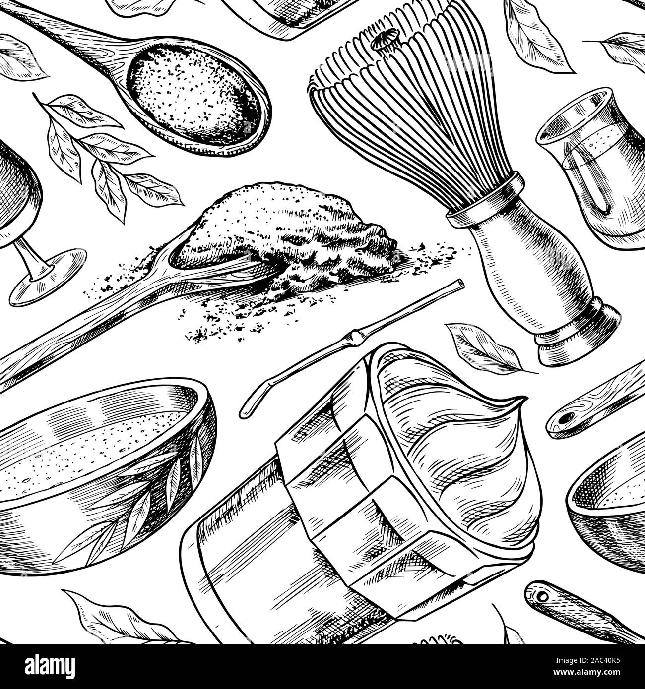 Japanese tea ceremony drawing hi-res stock photography and images - Alamy