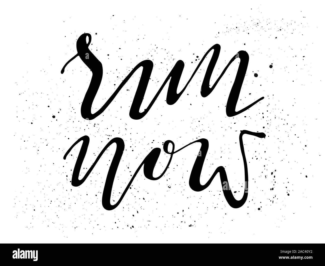 Run motivation phrase, slogan. Hand drawn quote about running. Ink ...