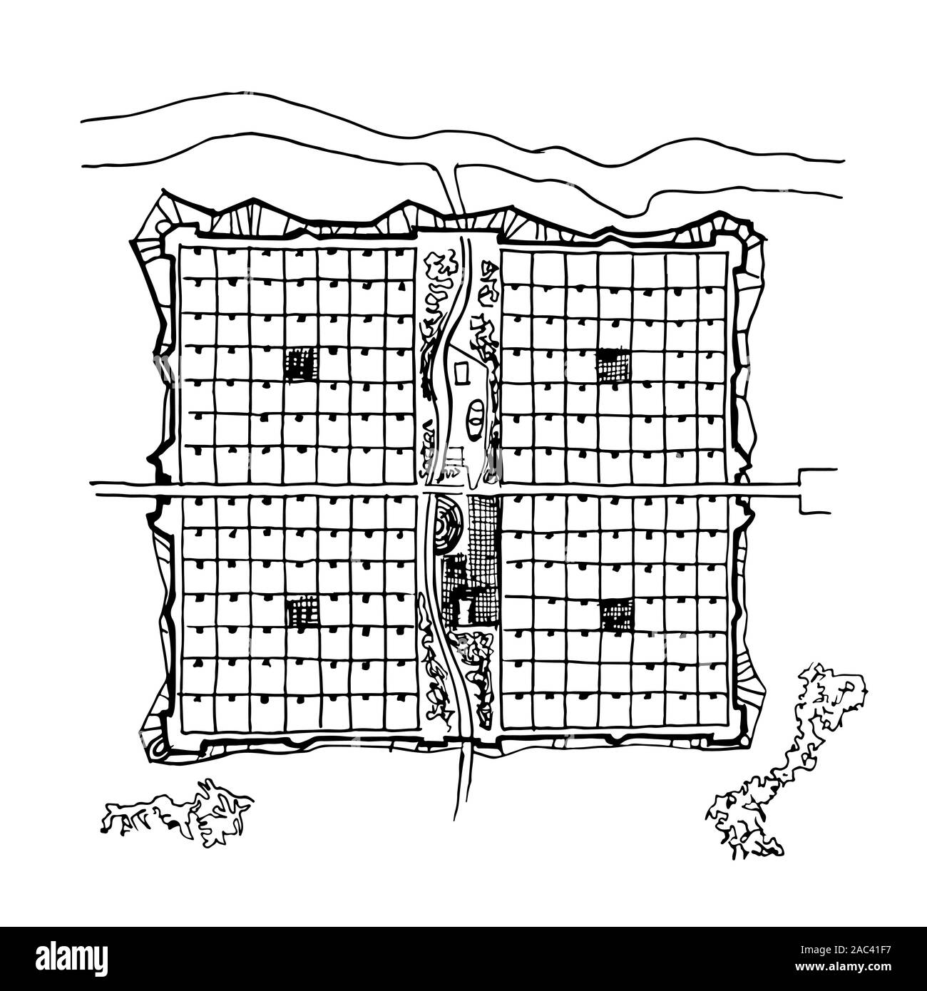 Google maps street view Stock Vector Images - Alamy