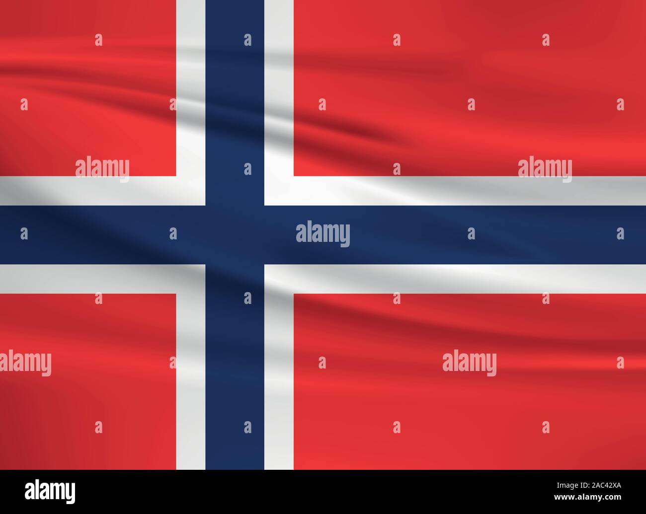 Norway flag Stock Vector Images - Alamy