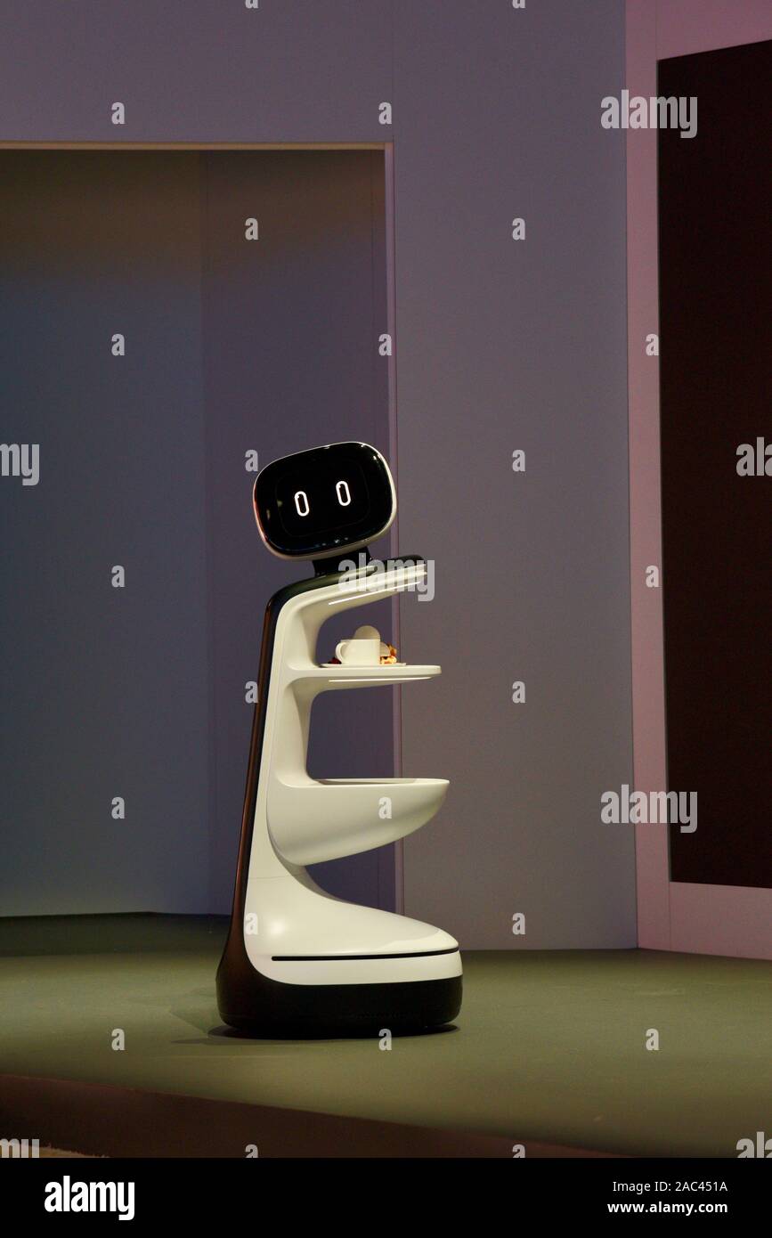 Versatile robot Samsung Bot Retail for shops or restaurants, in ...