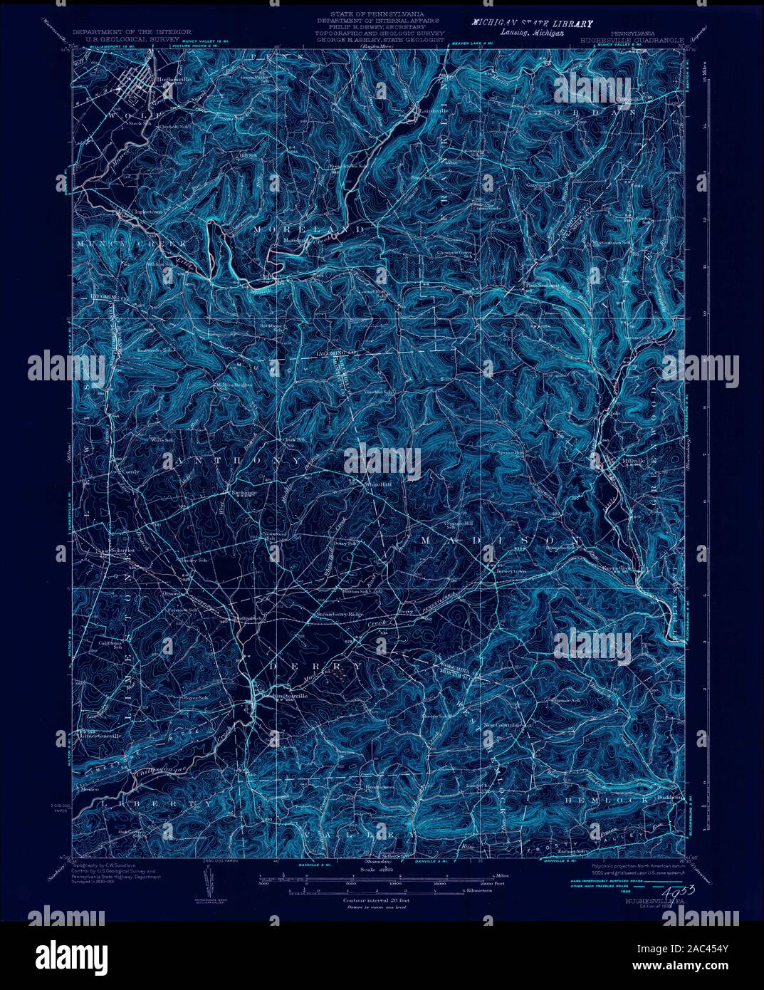 Map of hughesville hi-res stock photography and images - Alamy