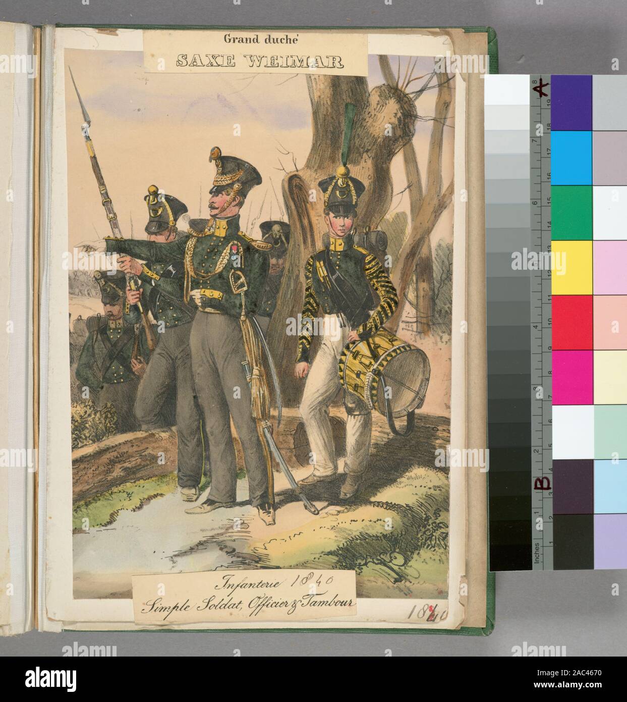 Soldier of Germany, Saxe-Weimar Eisenach, 1813-1840 Germany, Saxe ...