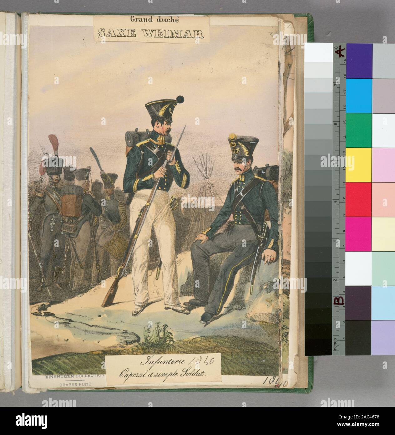 Soldier of Germany, Saxe-Weimar Eisenach, 1813-1840 Germany, Saxe ...