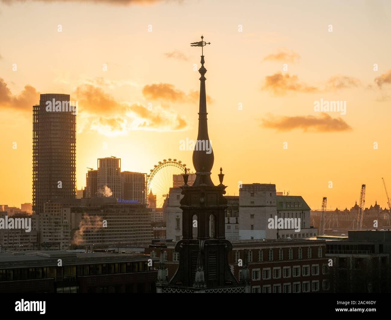 View from One New Change near St Pauls Cathedral, London Stock Photo ...