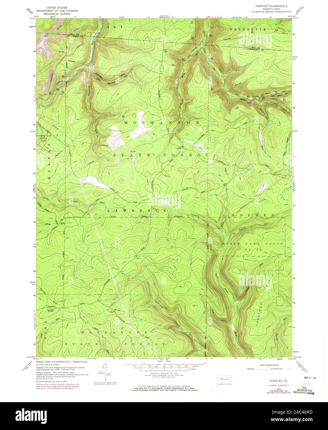 Huntley map hi-res stock photography and images - Alamy