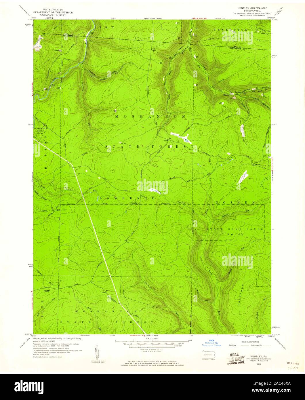 Huntley map hi-res stock photography and images - Alamy