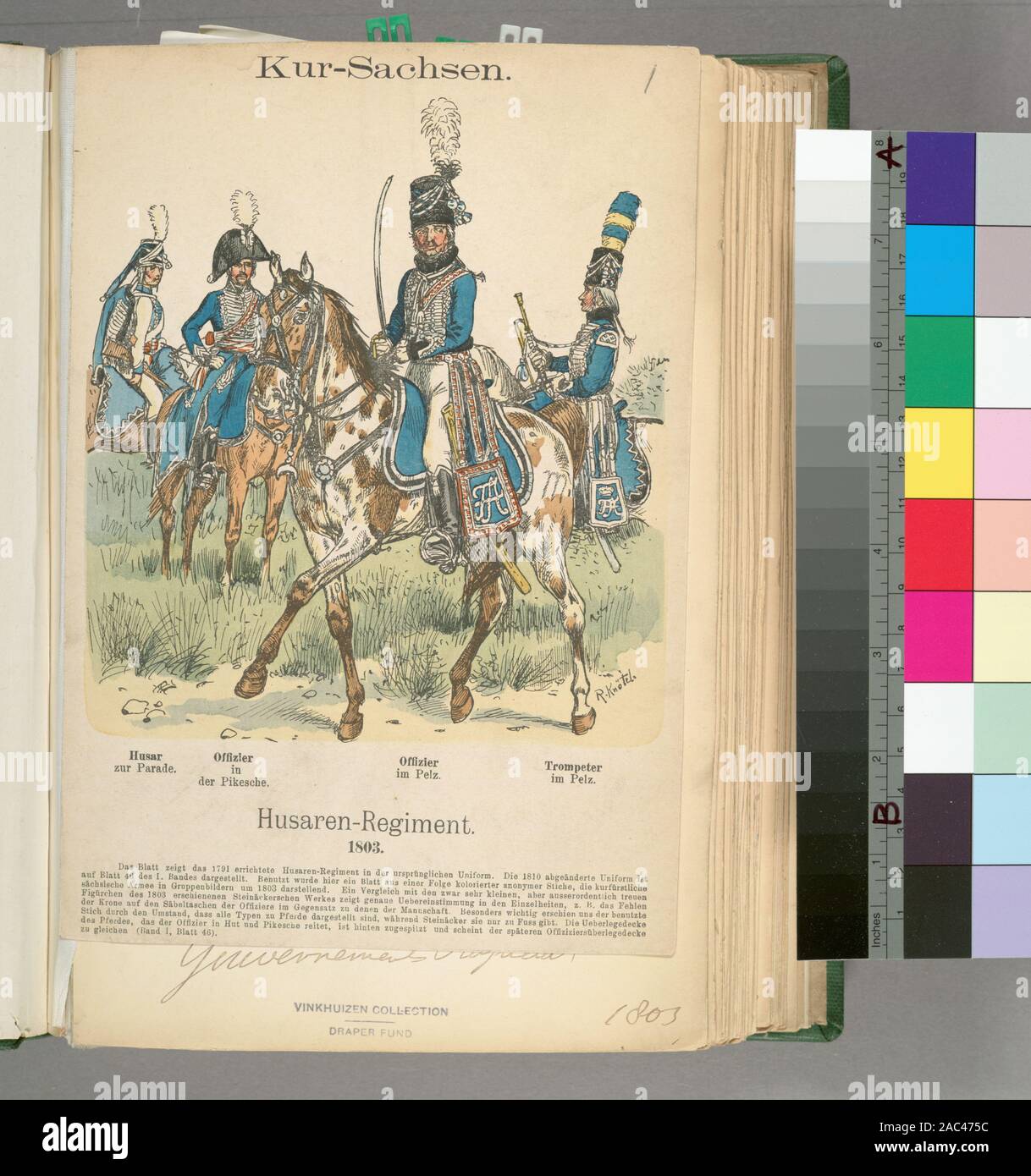 Soldier of Germany, Saxony, 1803 Germany, Saxony, 1803; Germany, Saxony ...