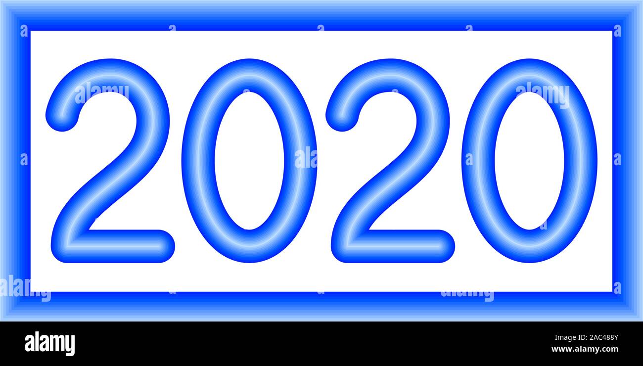 Illustration of the abstract 2020 numeration Stock Vector Image & Art ...