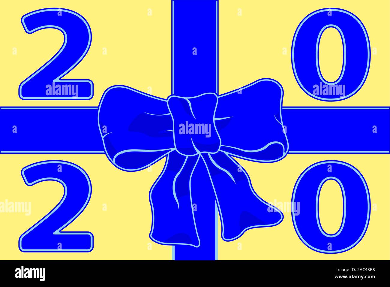 Illustration of the 2020 color lettering Stock Vector Image & Art - Alamy