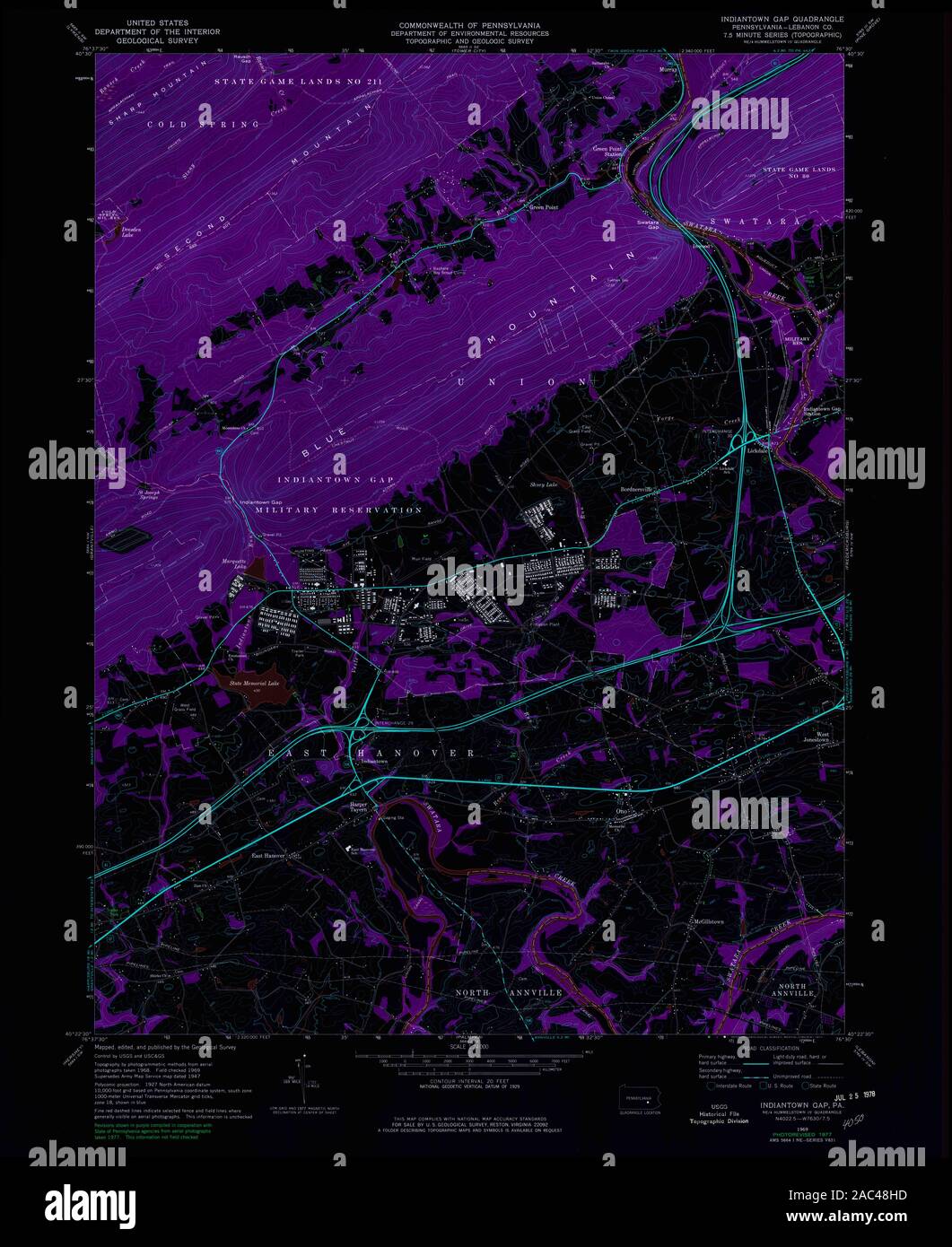 Map of indiantown hi-res stock photography and images - Alamy