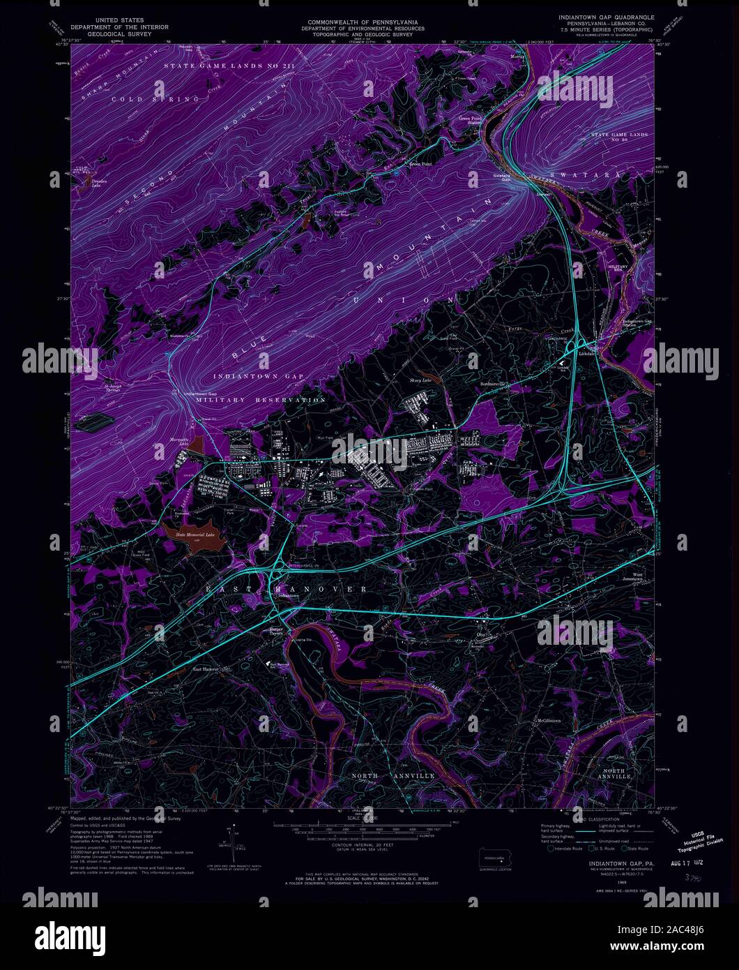 Map of indiantown hi-res stock photography and images - Alamy
