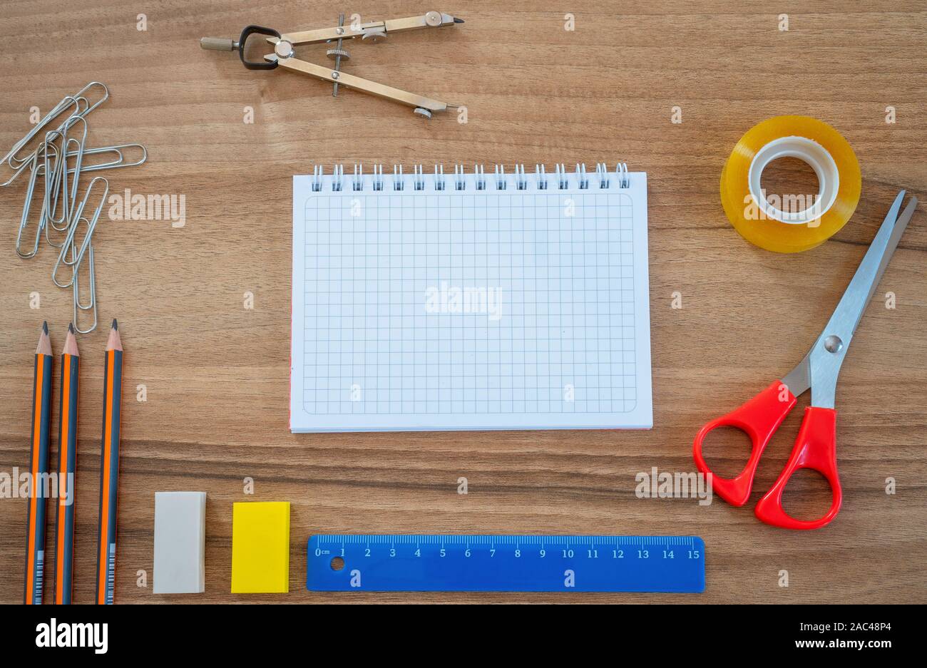 School office desk hi-res stock photography and images - Alamy