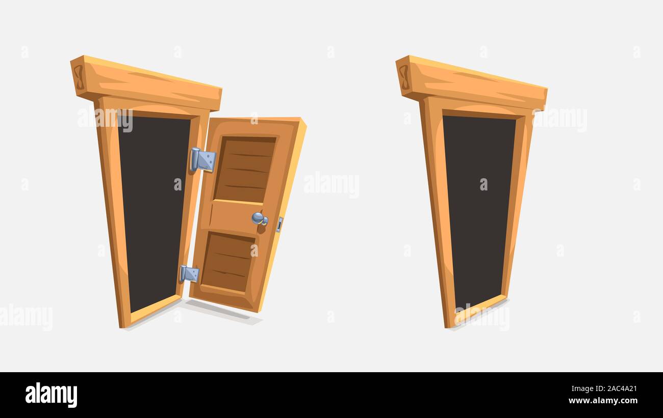 Shut door doors Stock Vector Images - Alamy