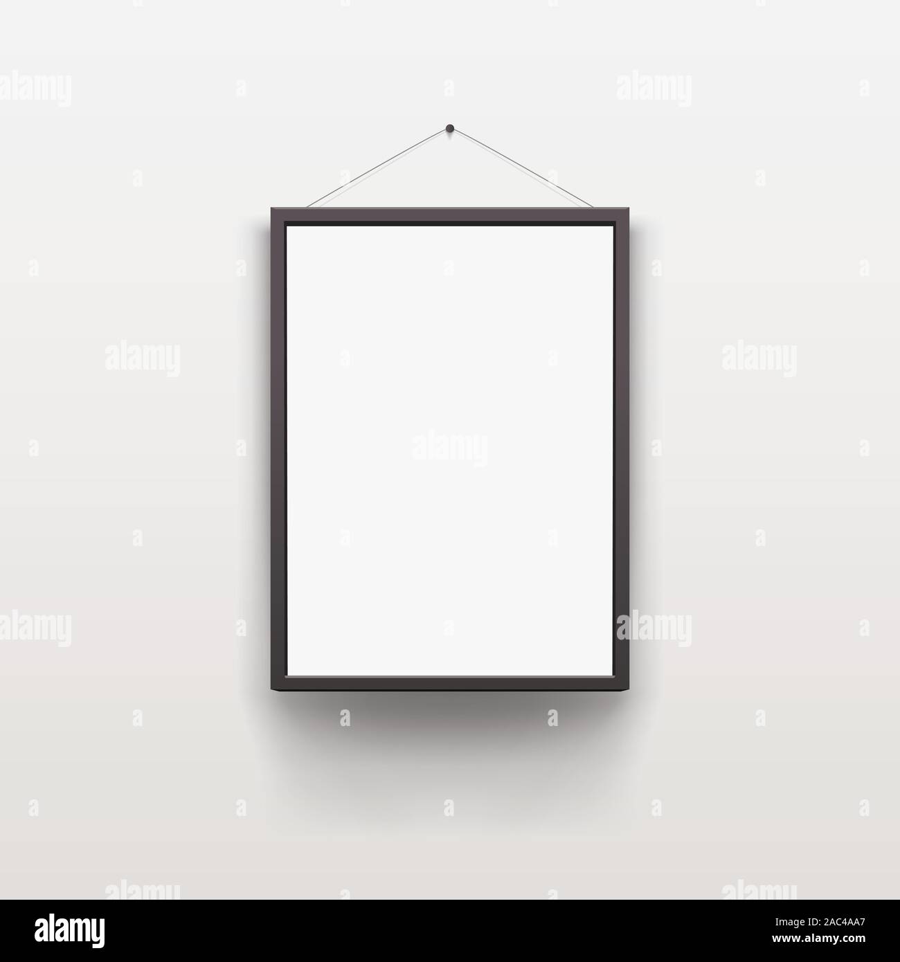 Grey picture frame Stock Vector Images - Alamy