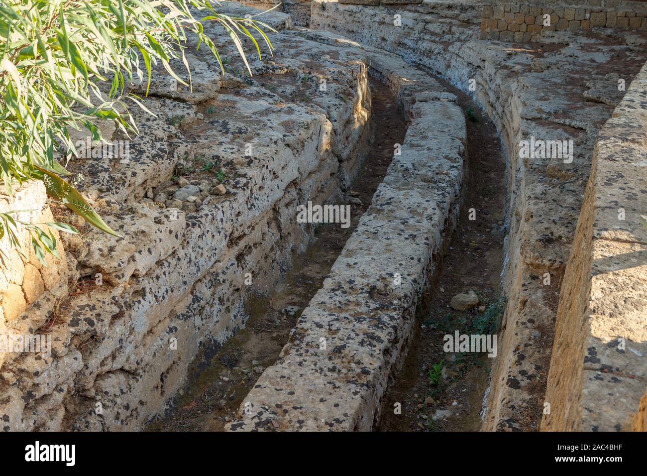 Water supply systems in valley of the Temples (Valle dei Templi) in ...