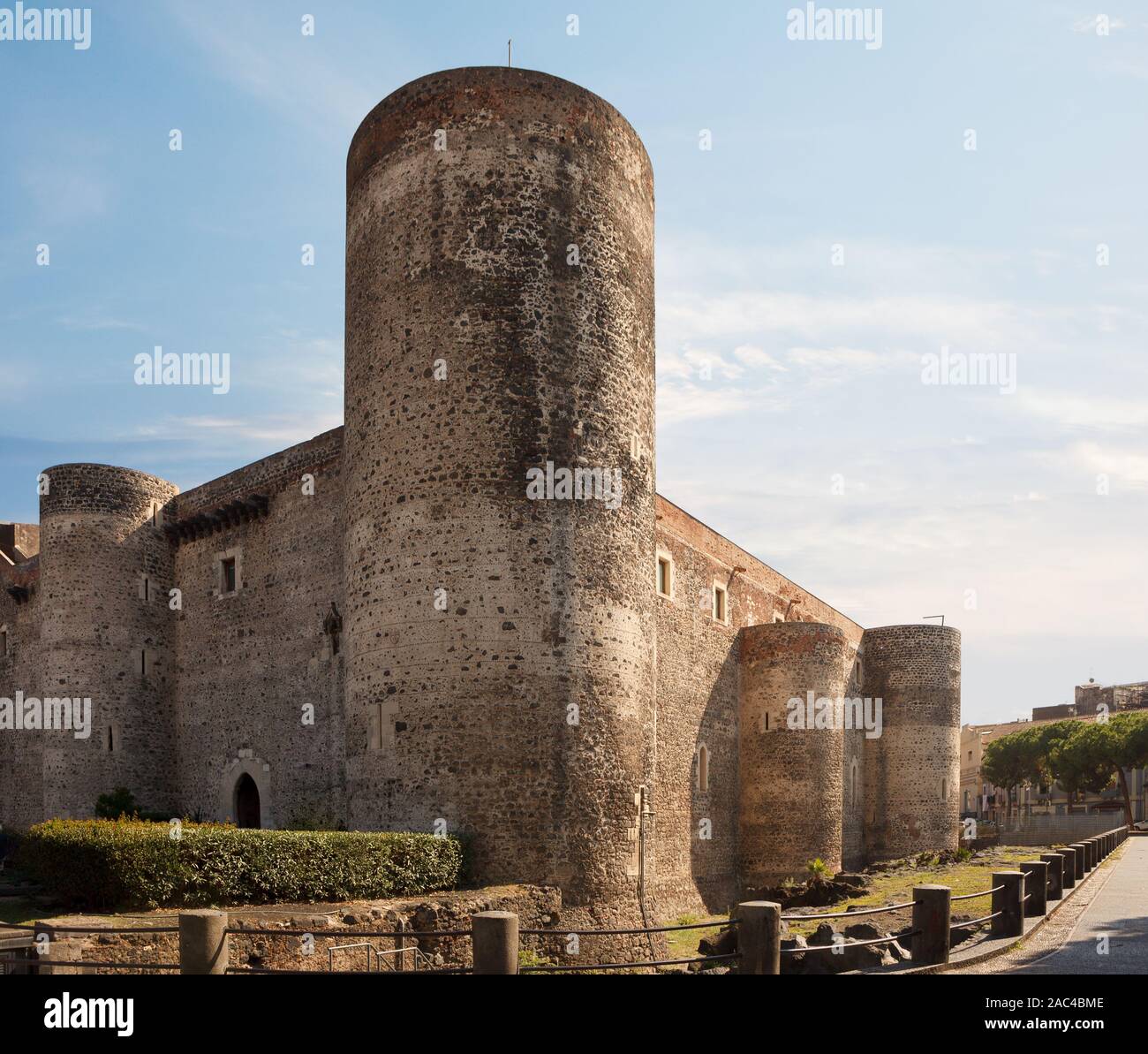 Castello Ursino (Casteddu Ursinu or Castello Svevo di Catania). Castle ...