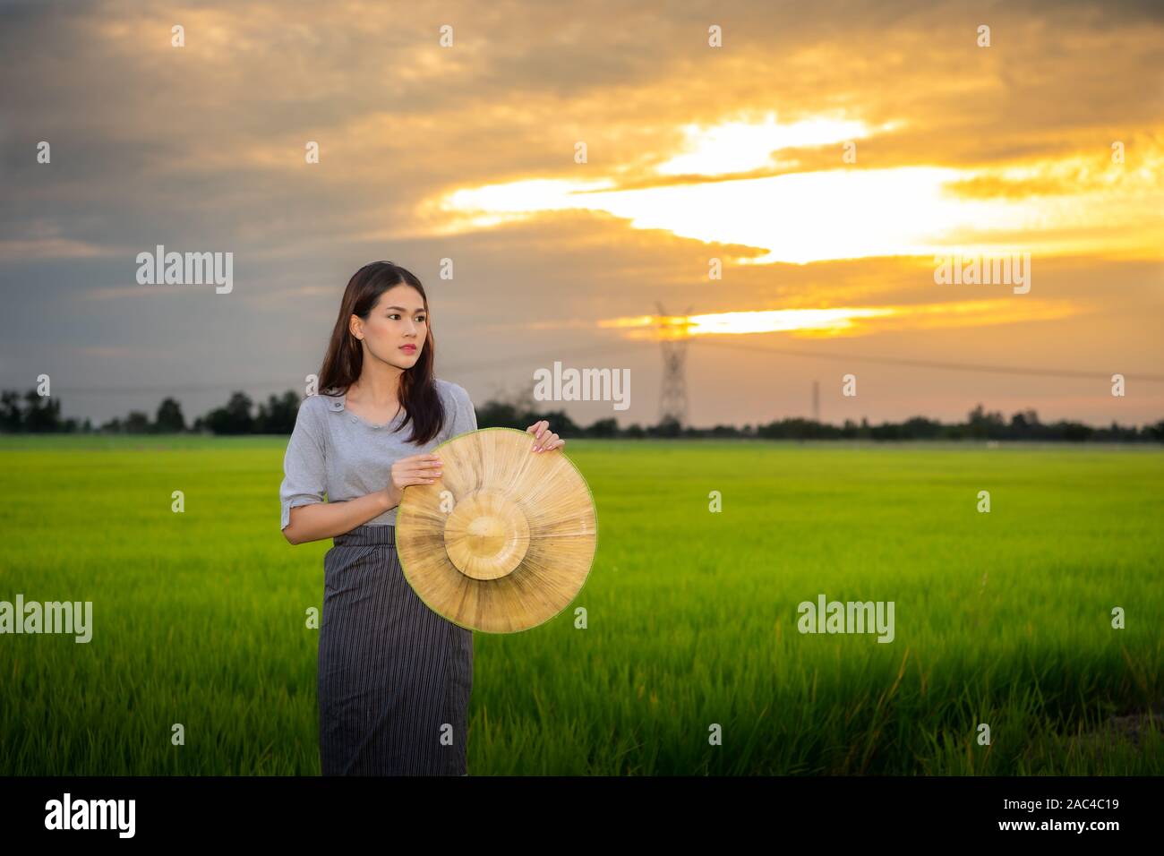 Chinese rural young woman hi-res stock photography and images - Alamy