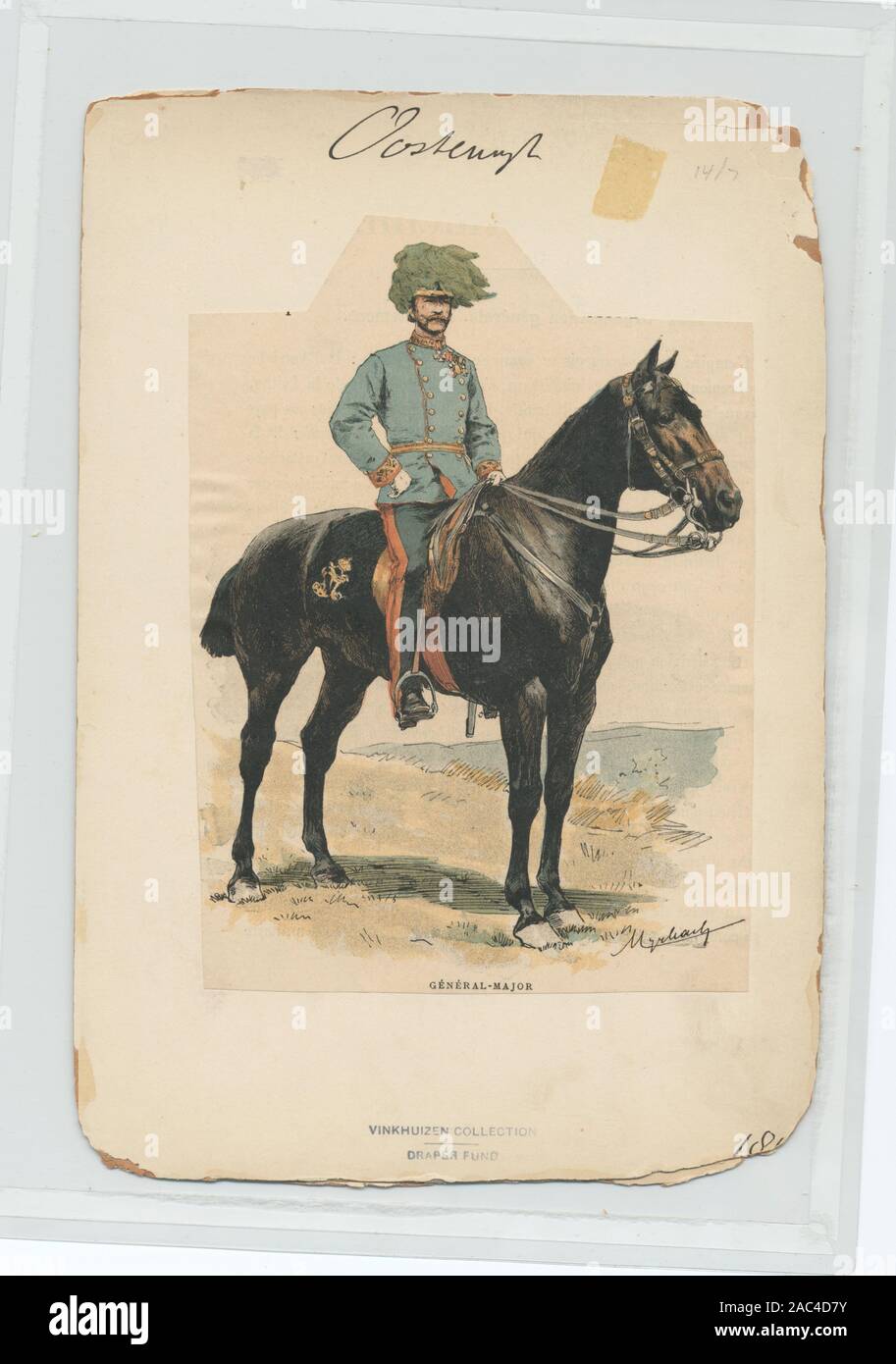 Général-major Ownership : Draper Fund General officer, c. 1885 (Dally ...