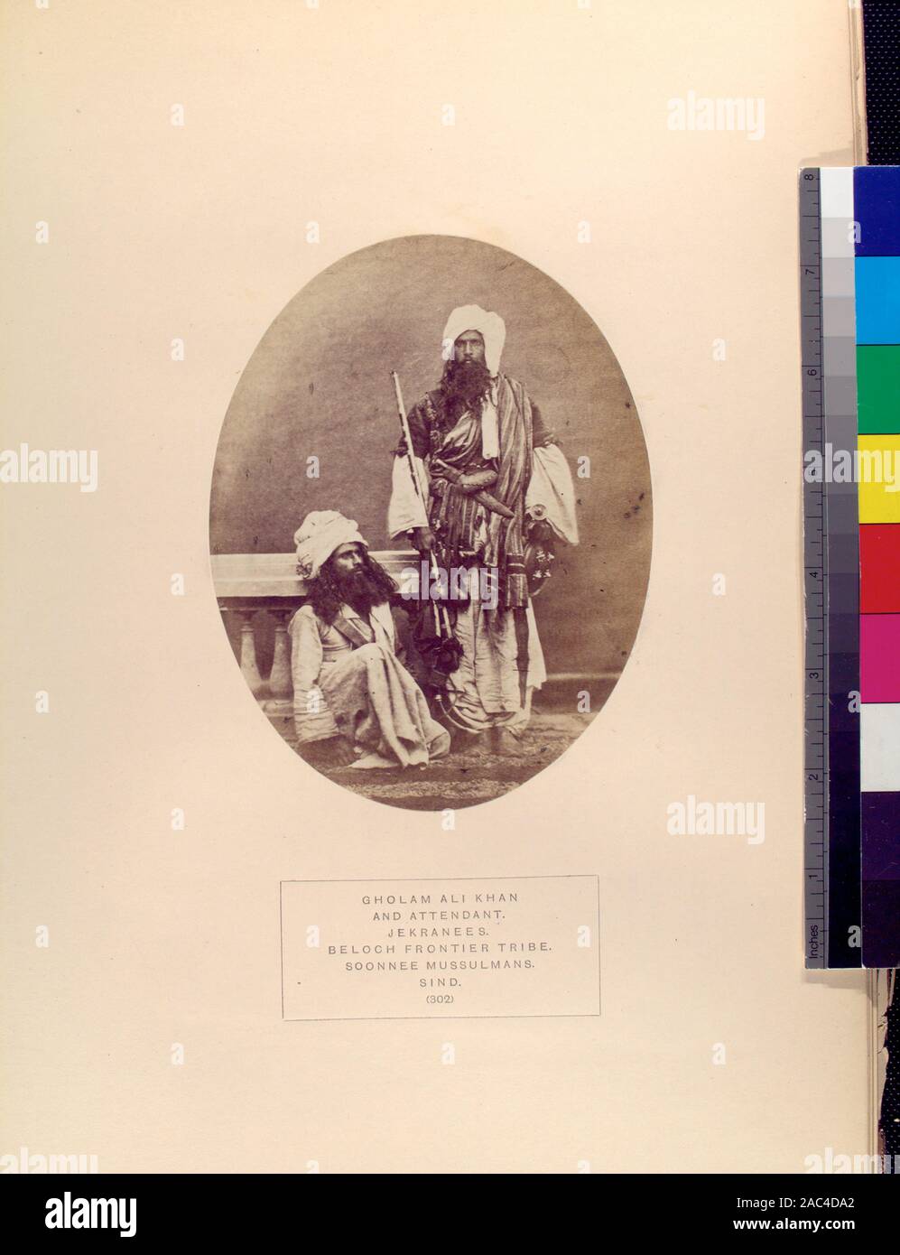 Gholan Ali Khan, and attendant, Jekranees Beloch frontier tribe ...