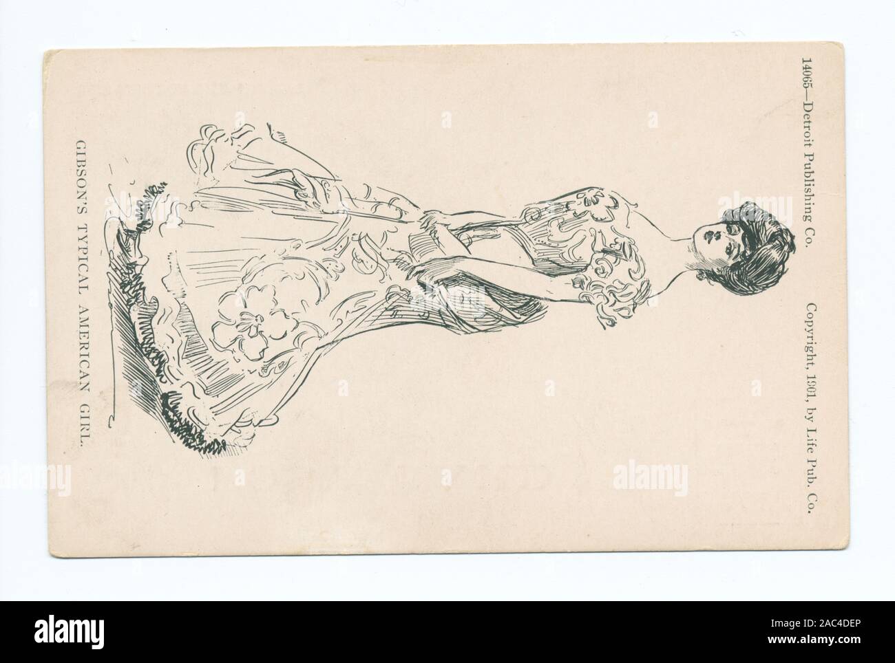 Gibson Girl, Life Cartoons 1905+. Includes the 'Life' cartoon ...