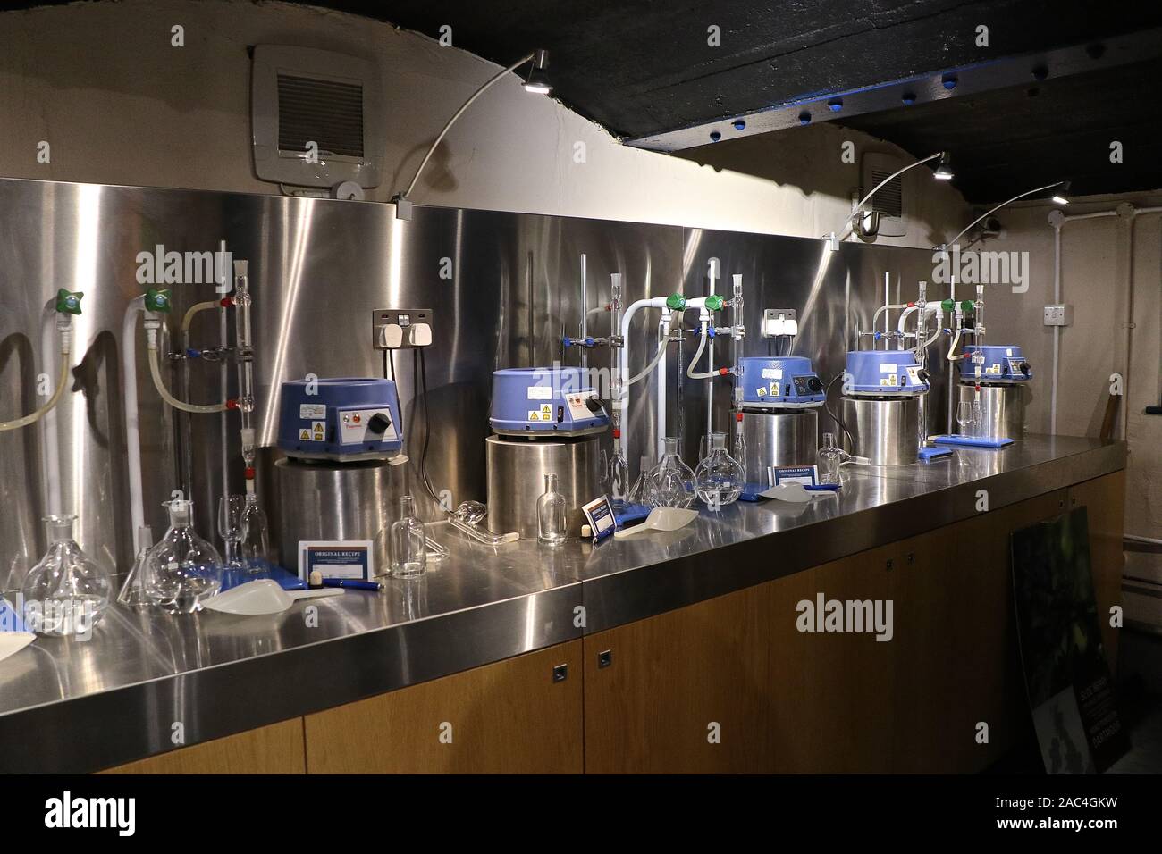 The Plymouth Gin Distillery in the Barbican , Plymouth , england has ...