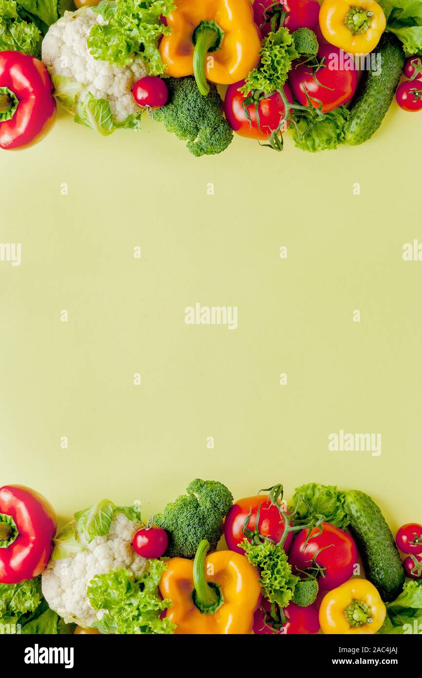 Healthy clean eating layout, vegetarian food and diet nutrition concept ...