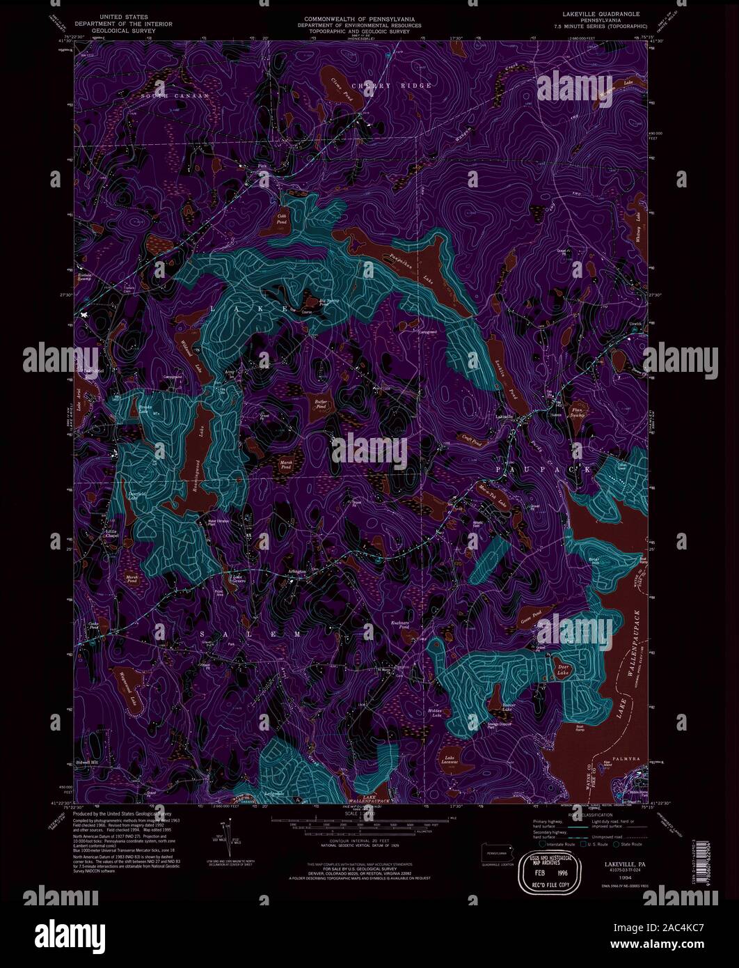 Lakeville map hi-res stock photography and images - Alamy